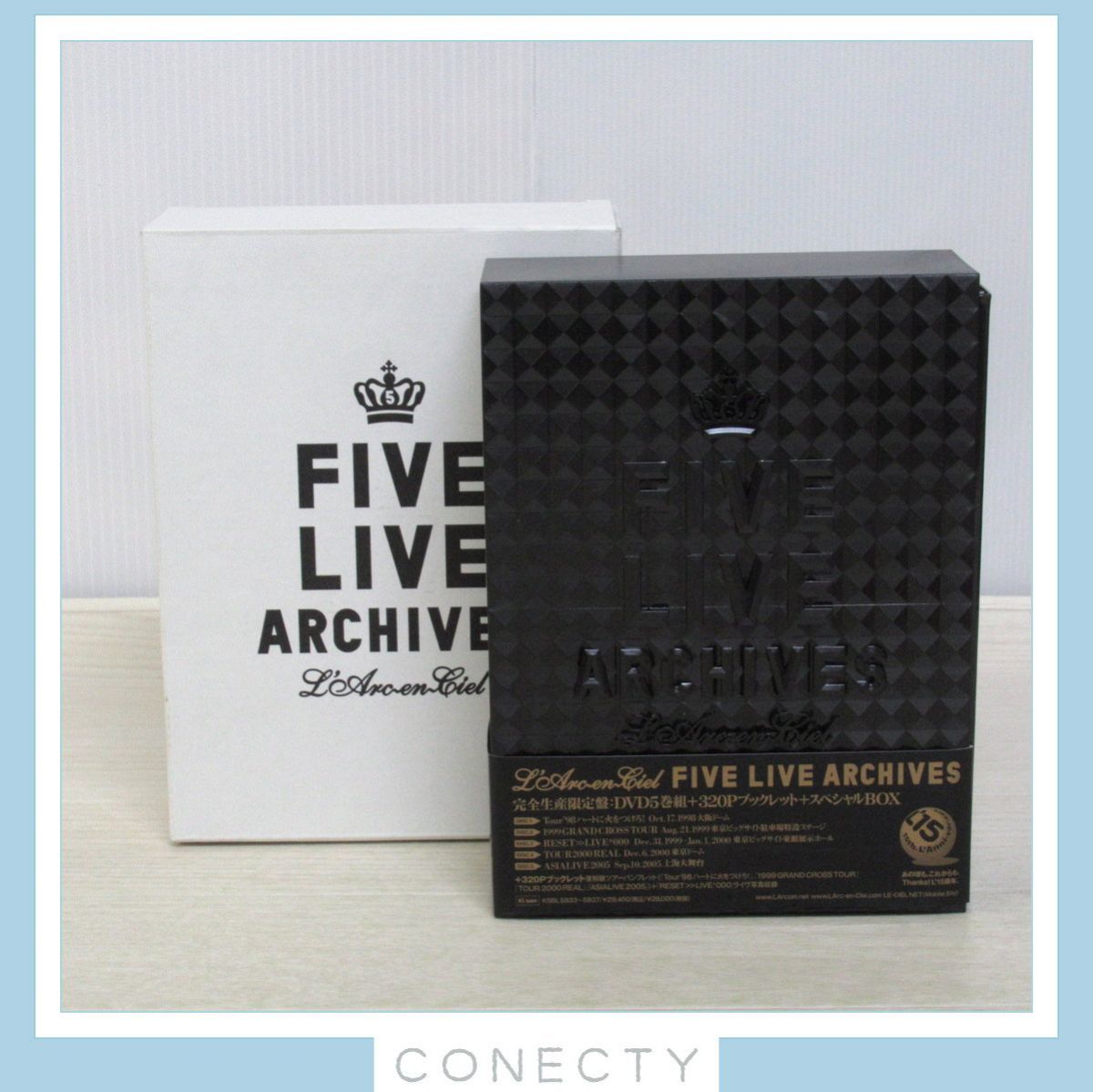 【中古】FIVE LIVE ARCHIVES 2 L'Arc～en～Ciel ラルクの落札情報詳細 - ヤフオク落札価格検索 オークフリー