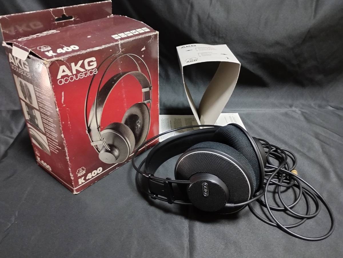 【目立った傷や汚れなし】AKG K400 箱付きです！の落札情報詳細 - Yahoo!オークション落札価格検索 オークフリー