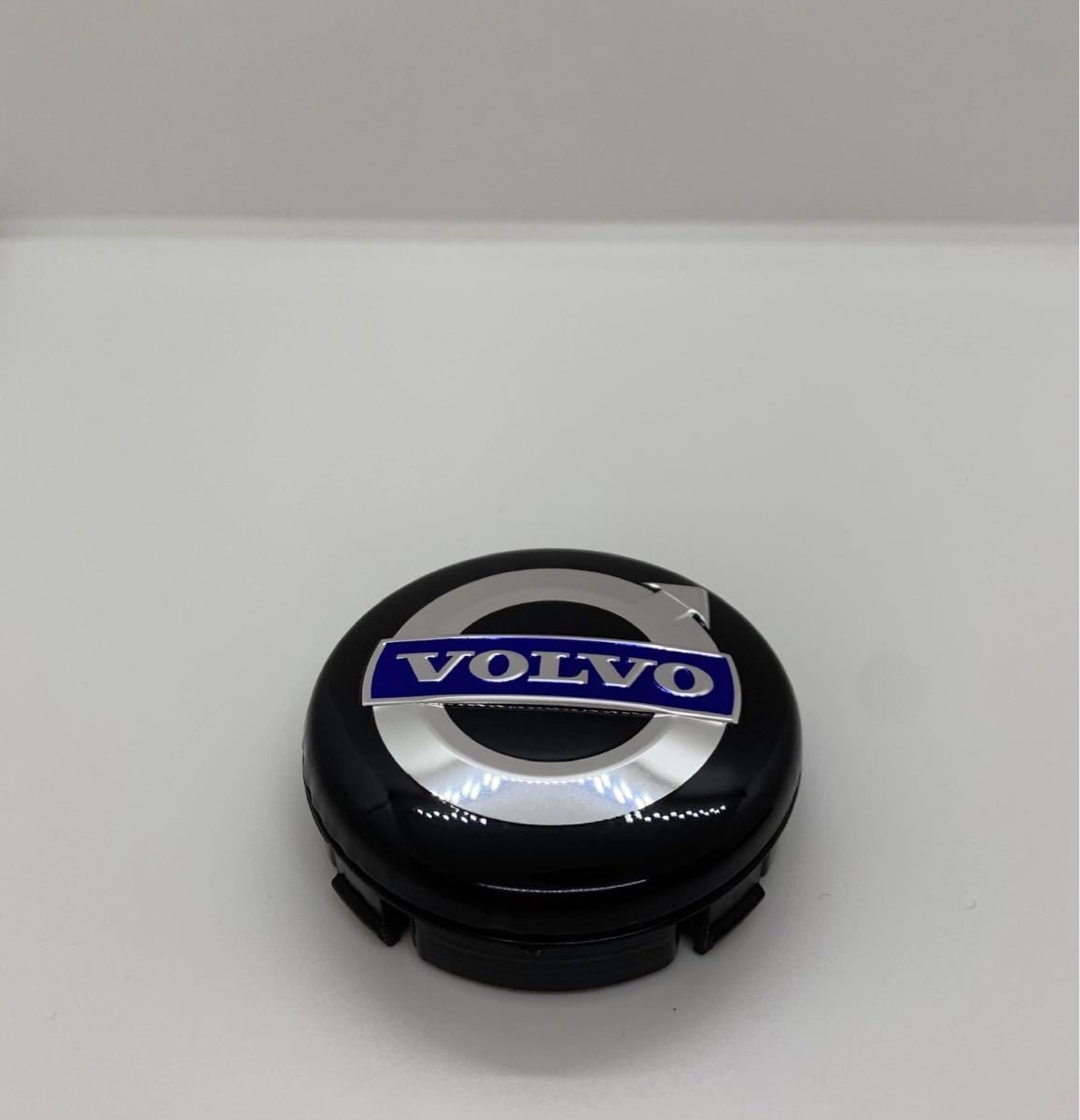 【未使用】ボルボ VOLVO ブラックボルボ 純正ホイール センターキャップ 4個 C30 C70 V50 S40 S60 S80 V70 ...