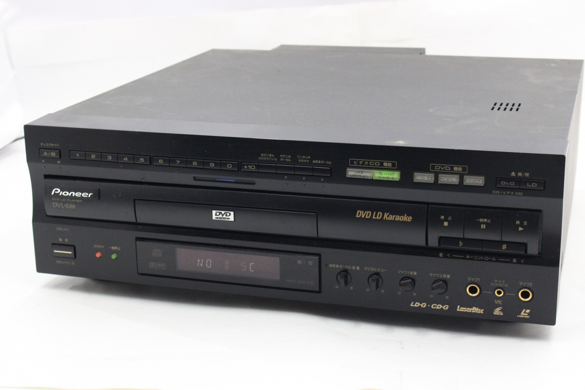 SHARP シャープ カラオケLDプレーヤー / HK-33LD-H / HK-55LD-H / カラオケ セット ? 詳細不明 LD/レーザーディスク ジャンクの落札情報詳細 - ヤフオク ...