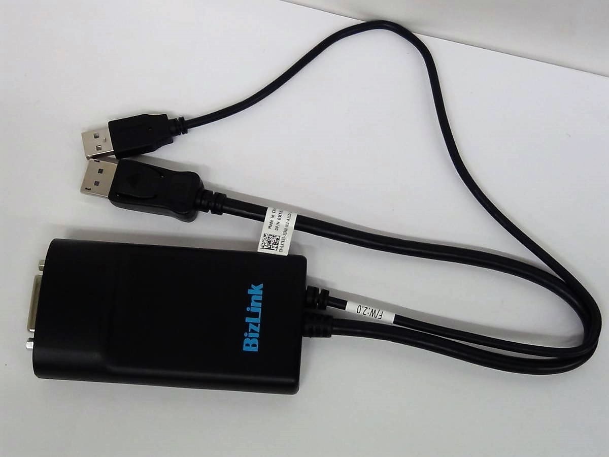 【未使用】☆Bizlink ディスプレイポート DVI - Dデュアルリンクアダプタ USB電源ケーブル☆未使用品の落札情報詳細 - ヤフオク ...