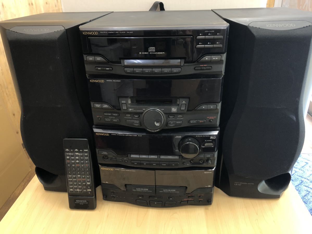 【傷や汚れあり】 【通電のみ確認済】KENWOOD ケンウッド システムコンポ MD CD ラジオ カセットテープ 本体 RX-G7 DM-MG7 スピーカー LS-G7の落札情報詳細 ...