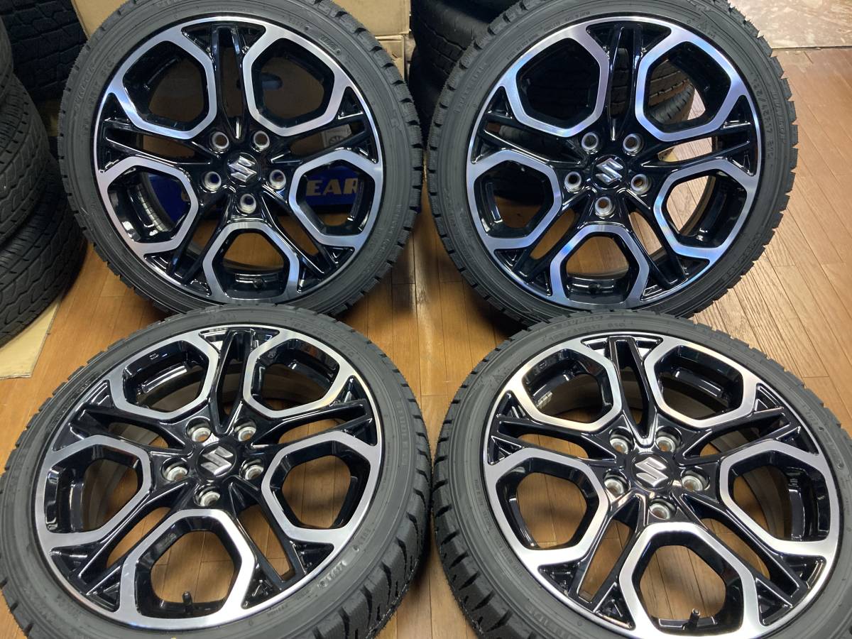 【目立った傷や汚れなし】半期決算SALE WM02 2022年 新品スタッドレス スイフトスポーツ純正 6.5J+50 5H114.3 ...