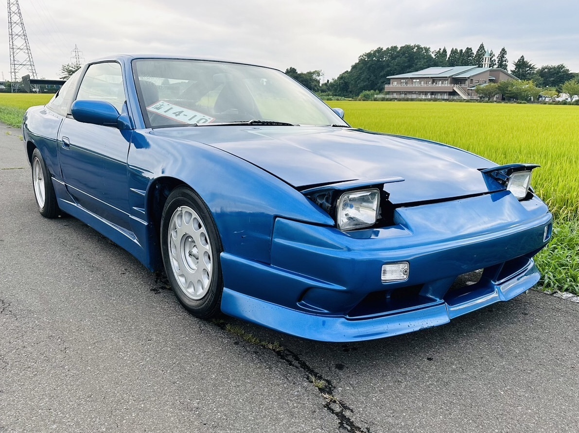 【走行距離 172,000 km】売り切り！平成6年式 日産 180SX SR20DET 5速 強化クラッチ 社外バンパー、ダクトフェンダー、カスタム多数 一時抹書類有りの落札情報詳細 ...