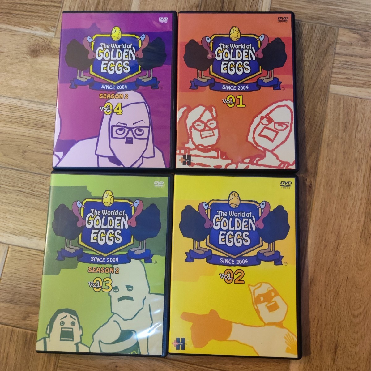 DVD ★ ザ・ワールド・オブ・ゴールデン・エッグス ケースなし シーズン1 2 全巻 全4巻 The World of GOLDEN EGGSの落札情報詳細 - ヤフオク落札価格検索 オークフリー