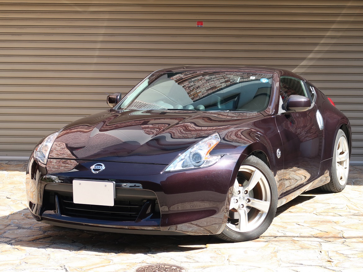 【走行距離 152,719 km】検6年6月フェアレディZ Z34 プレミアムディープマルーン/7速パドルシフト/SDナビ/Bluetoothオーディオ/地デジ/バックカメラ/ワンオーナーの ...