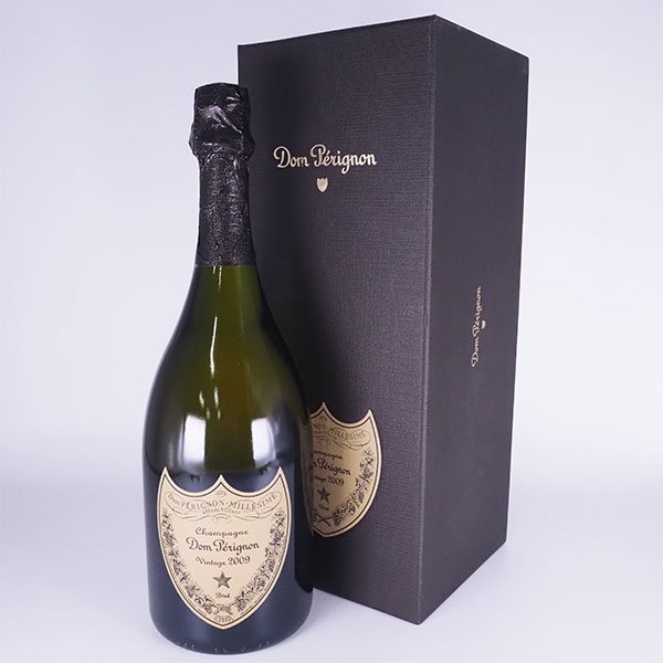 【やや傷や汚れあり】1円～★ドンペリニヨン ブリュット 白 2009年 ★MHD正規品 ＊箱付 ※ 750ml 12.5% シャンパーニュ ...