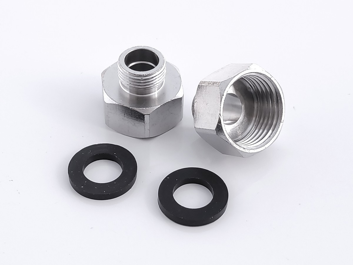 【未使用】輸入水栓 接続 継手 アダプター 4個セット G3/8 G1/2 KOHLER K-9995互換 DELTA RP63263互換 KOHLER MOEN DELTA GROHE 新品 ...