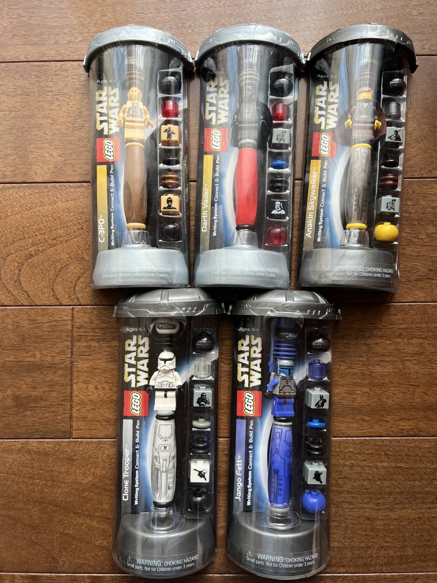 【未使用】スターウォーズ Star Wars 「LEGO Writing System Connect & Build Pen」5点セット ...