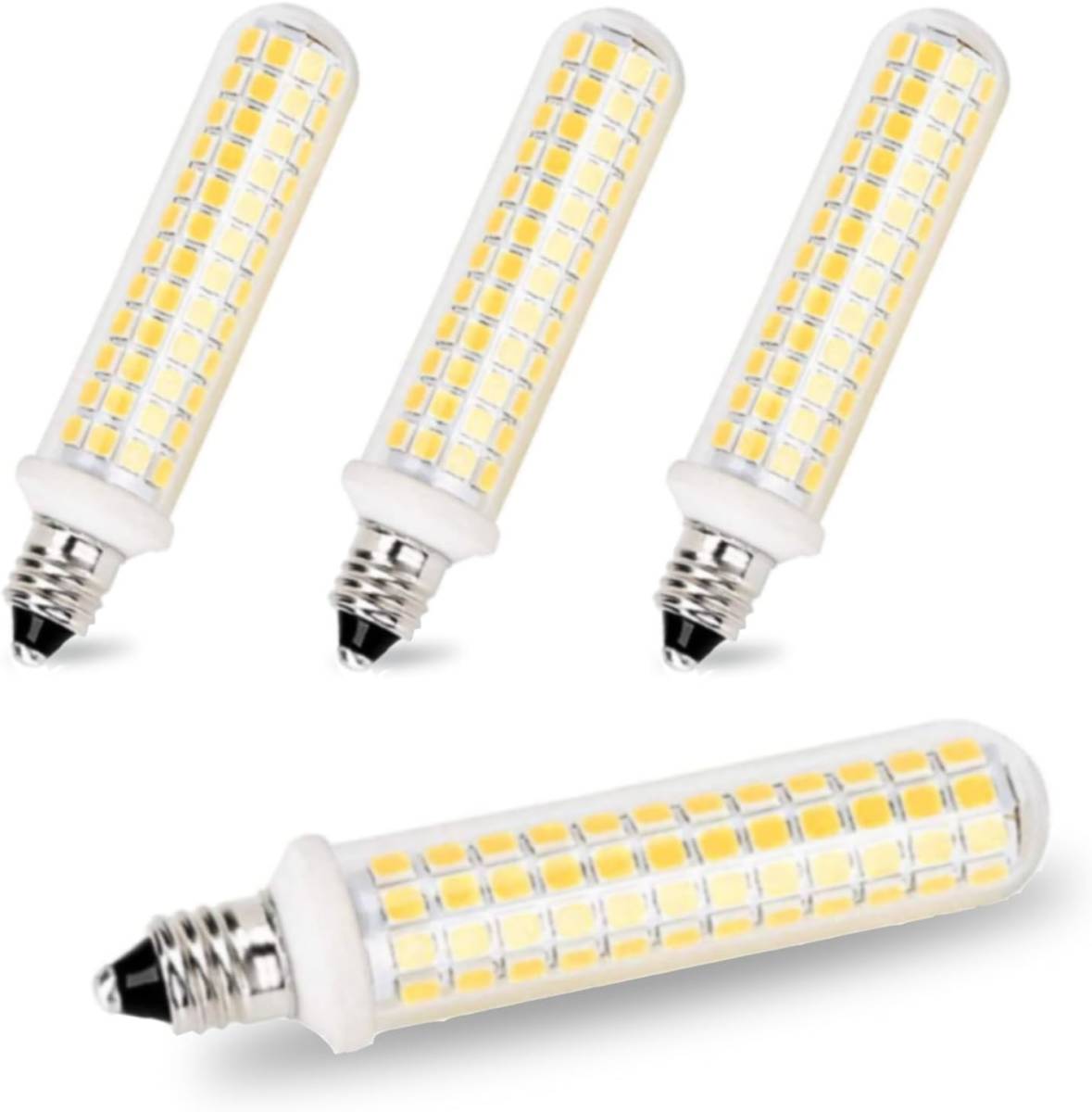 【未使用】MGY E11口金 LED電球 9W 100Wハロゲンランプ相当 セラミックス E11Led 1100lm 調光対応 全方向 トウモロコシライト AC100V 電球色 4個入りの落札 ...