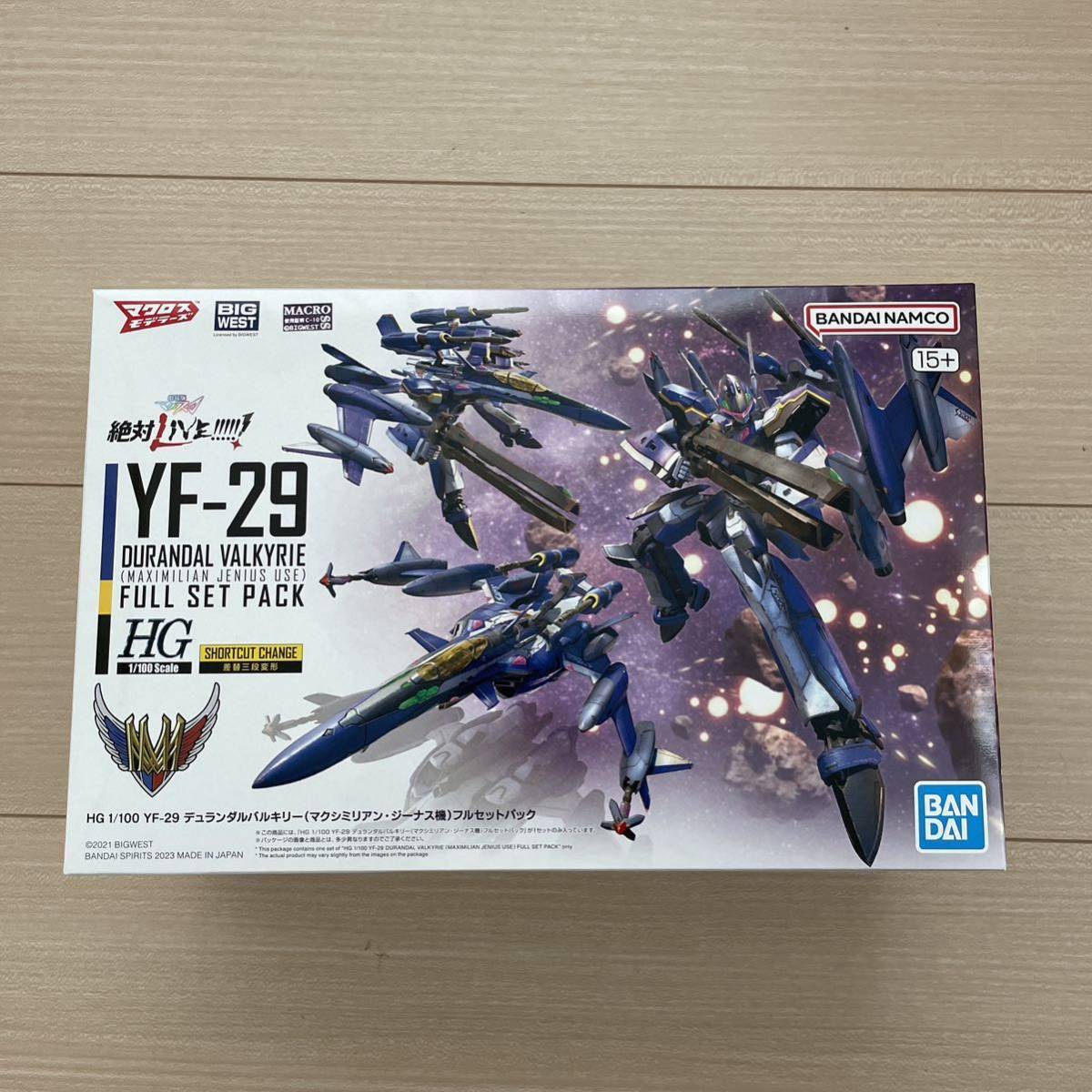 【未使用に近い】劇場版マクロスΔ絶対LIVE!!!!!!バンダイHG YF-29デュランダル・バルキリー(マクシミリアン・ジーナス機)フルセットパックの空箱の落札情報詳細 - ヤフオク落札価格 ...