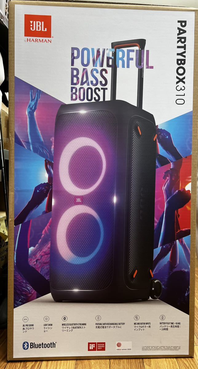 【未使用】【MIKAI10.1010KA】☆未開封品☆美品☆JBL PARTYBOX310 Bluetooth マイク＆ギター用インプット ...