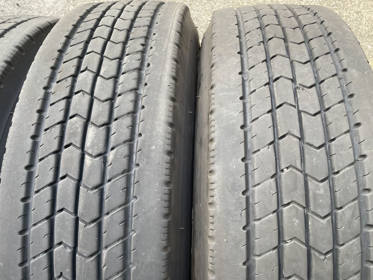 【傷や汚れあり】275/70R22.5 148/145J ダンロップ SP120 F 4本 中古 リブたて 2022年製#260の落札情報詳細 ...