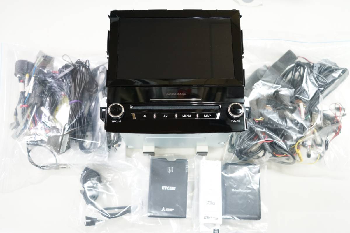【目立った傷や汚れなし】NR-MZ300-BIN-5 地図2022年版 8インチ スバル純正三菱サウンドカーナビ 純正ドラレコ+ETC2.0 ...