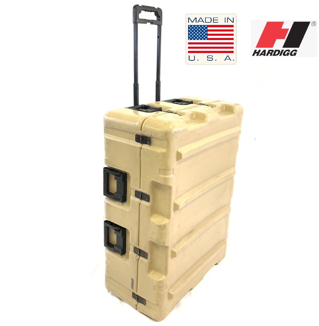 【傷や汚れあり】【米軍放出品】☆ハードケース ツールボックス 道具箱 キャスター付 HARDIGG/ハーディッグ ペリカン キャリーケース ...