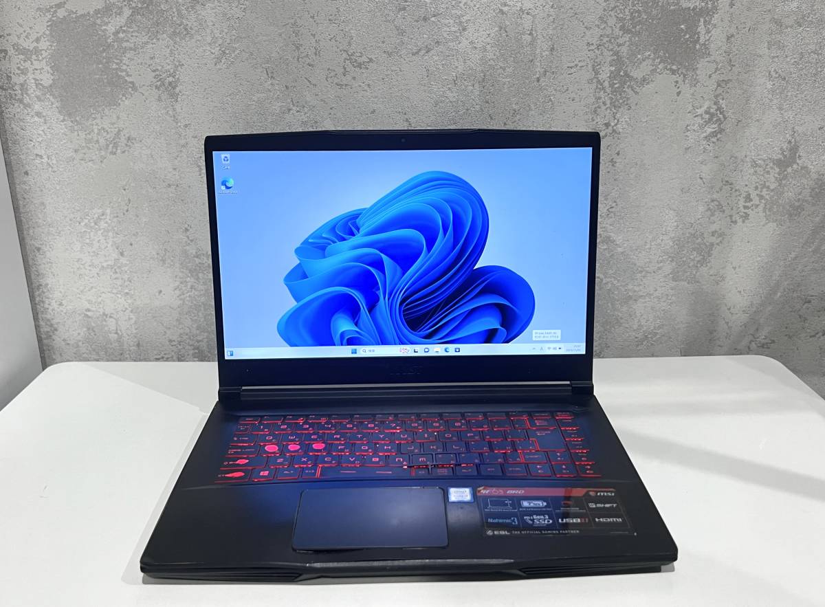 【やや傷や汚れあり】【ジャンク品】 MSI GF63 8RD MS-16R1 CPU Core i7-8750H GPU GTX1050Ti ...