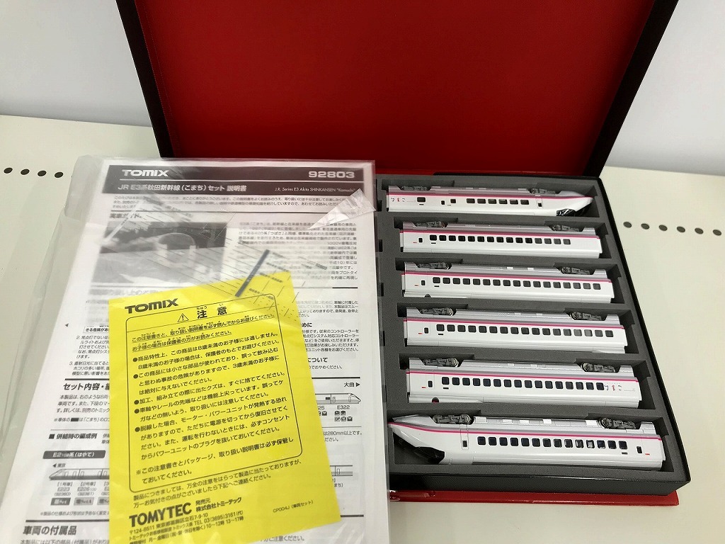 【傷や汚れあり】期間限定セール トミックス Tomix Jr E3系秋田新幹線（こまち）セット 【nゲージ】 92803の落札情報詳細