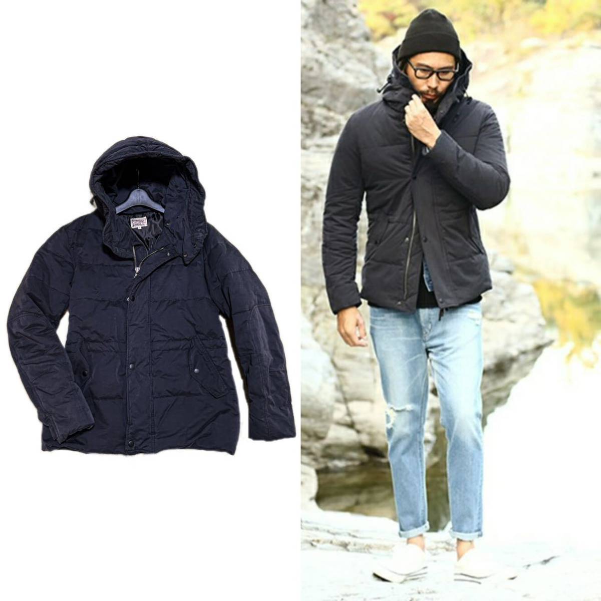 【目立った傷や汚れなし】雑誌Safari掲載 The DUFFER of ST.GEORGE VOLUME NECK SHORT MODS ...