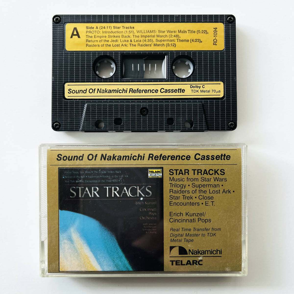 【目立った傷や汚れなし】貴重レア カセットテープ〔 Nakamichi Reference Cassette / Recording Star Tracks 〕ナカミチ マニア必見 RD ...