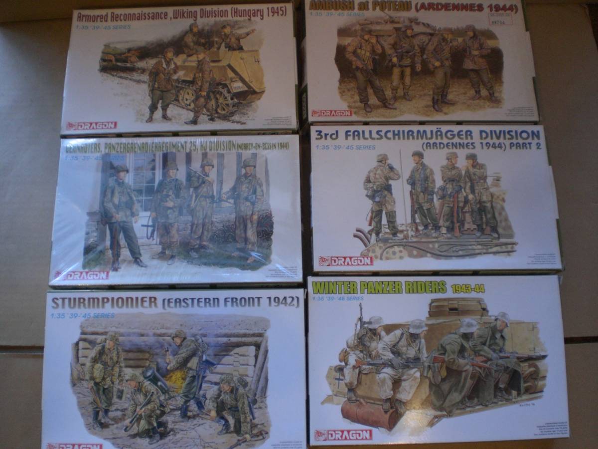 【未使用に近い】管理⑤★未組立6点★ドラゴン/DRAGON 1/35 プラモデル★6131/6110/6146/6091/6143/6513 ...