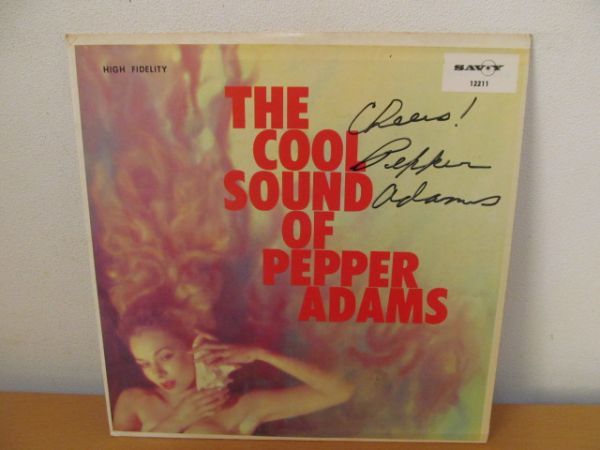 【やや傷や汚れあり】(55640)サイン入り Pepper Adams ペッパー・アダムス The Cool Sound Of Pepper ...
