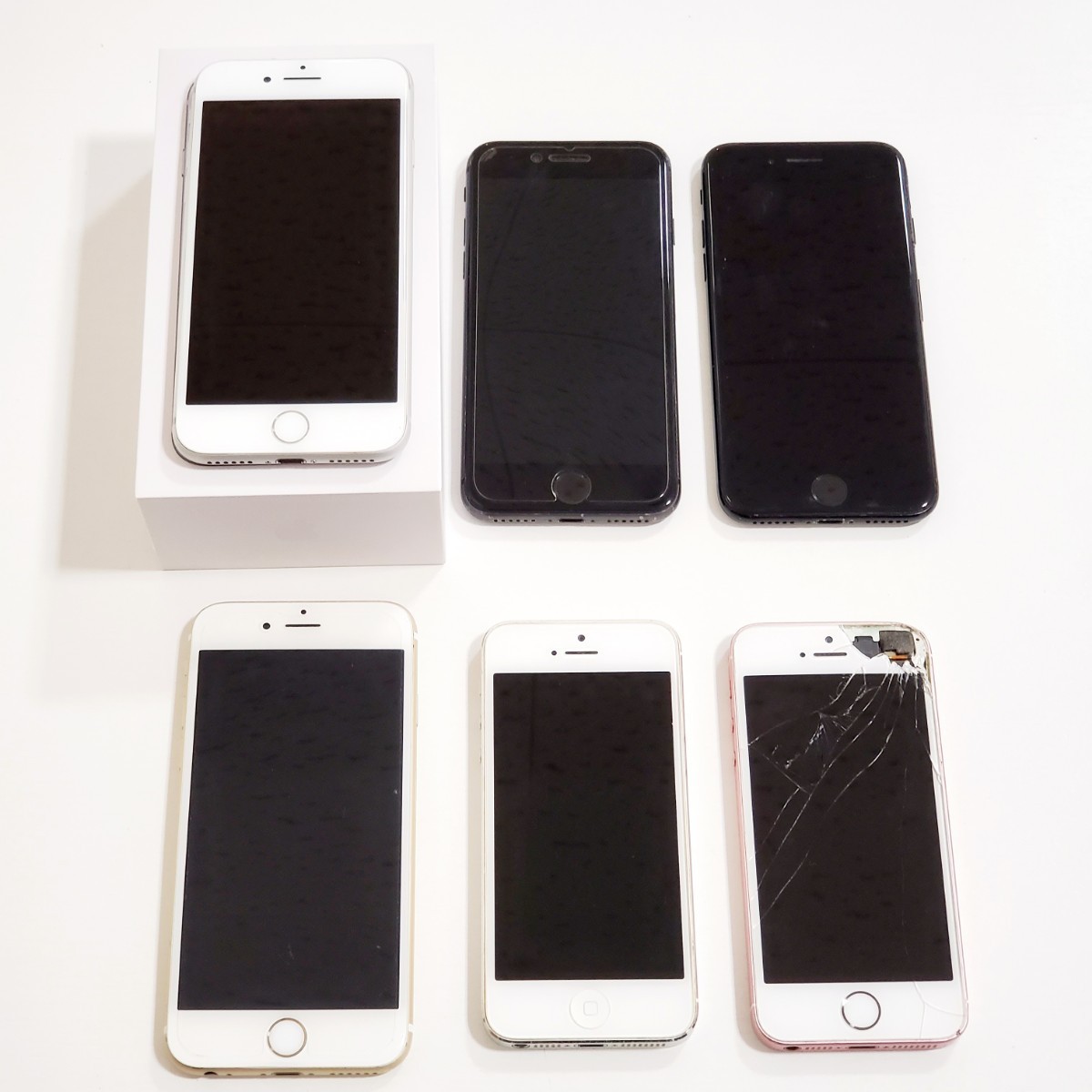 【未使用】 【1円スタート】iPhone ジャンク品 おまとめ iPhone8/iPhone7/iPhone6S/iPhoneSE/iPhone5/携帯/本体/Apple/iPhone/パーツ ...