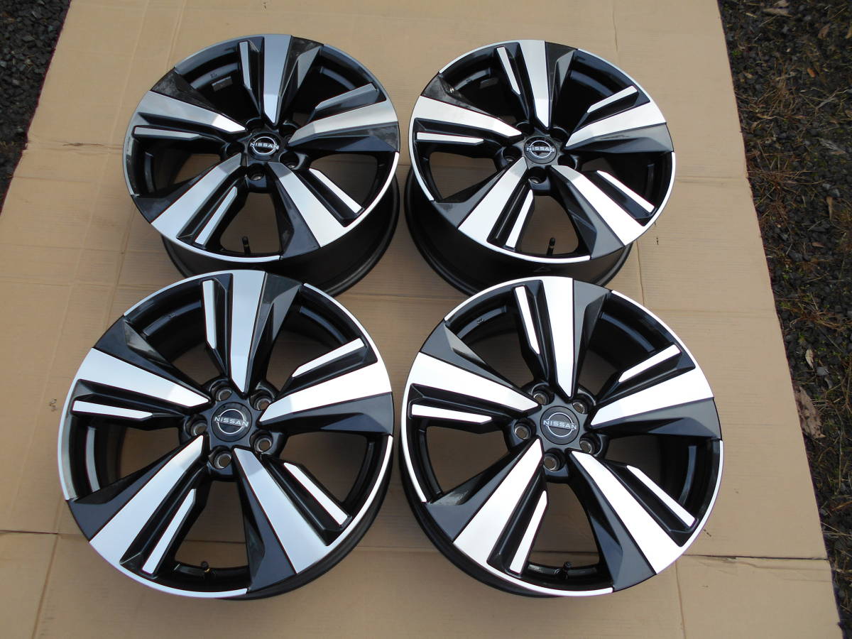 【未使用に近い】新車外し 日産 新型 T33 エクストレイル G 純正 ホイール 4本セット 19インチ7.5J+40 PCD114.3-5H 熊本(送料安い) ジューク アリアの落札情報詳細 ...