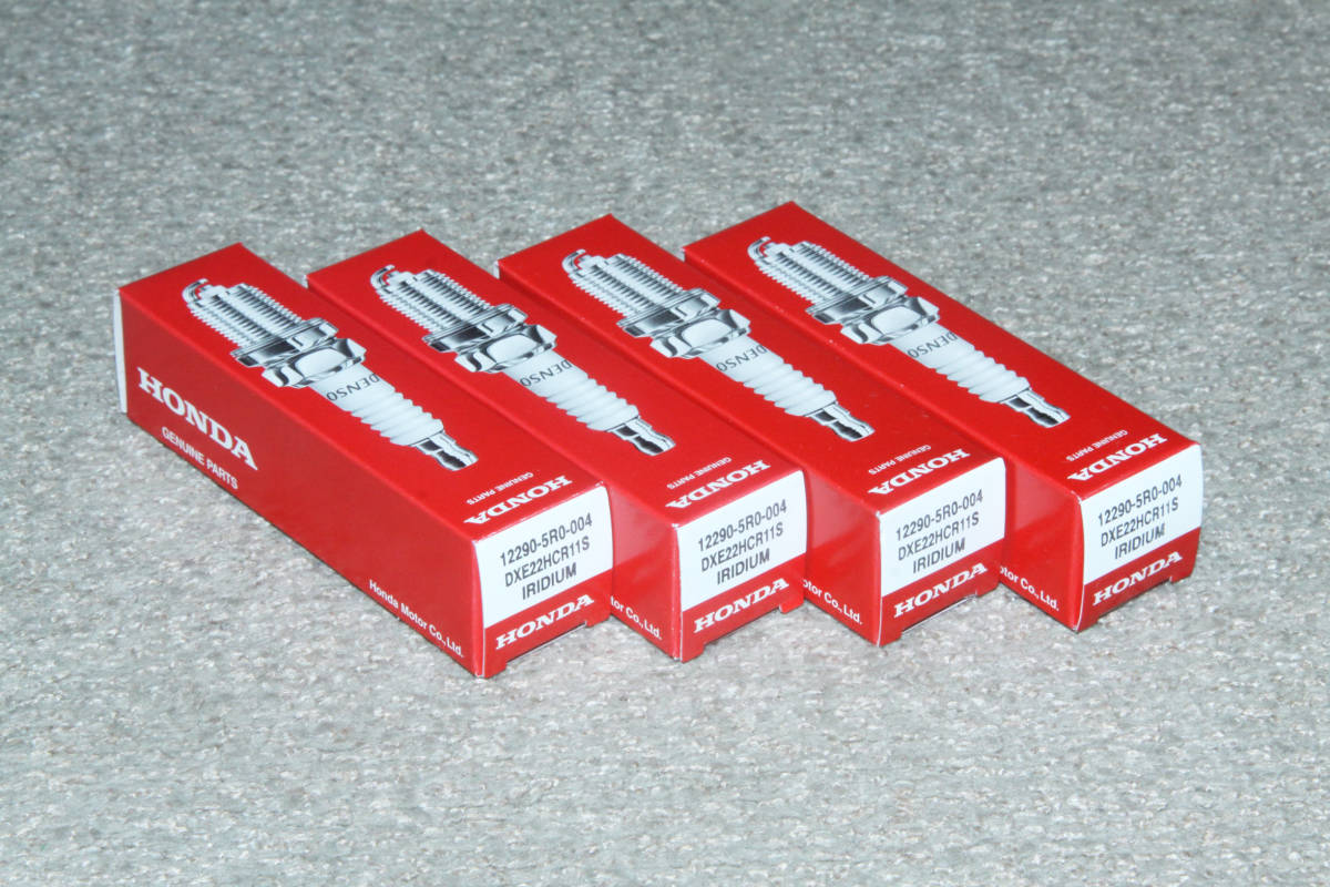 【未使用】ホンダ純正 IRIDIUM イリジウム スパークプラグ 4本セット 12290-5R0-004 ヴェゼル シャトル フィット グレイス DXE22HCR11S 新品の落札情報詳細 ...