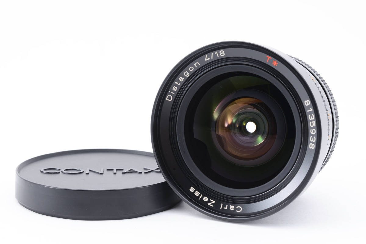 【目立った傷や汚れなし】極上美品 Contax コンタックス Carl Zeiss Distagon 18mm F4 T Mmj 1075