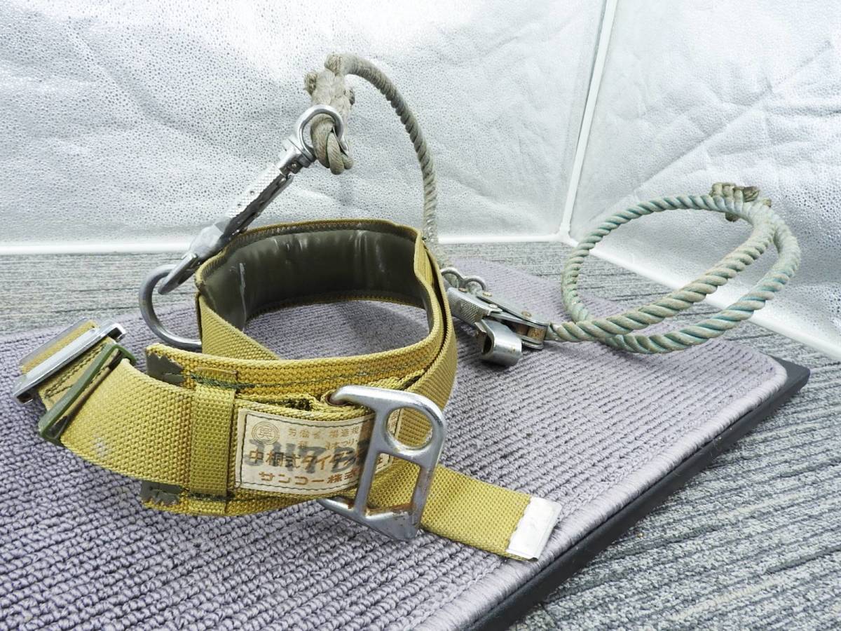 【やや傷や汚れあり】サンコー株式会社★タイタン安全帯 1本つり・U字つり兼用 ／中桐式 TITAN セーフティーベルト TYPE-67N★中古現状品「管理№NR900」の落札情報詳細 ...