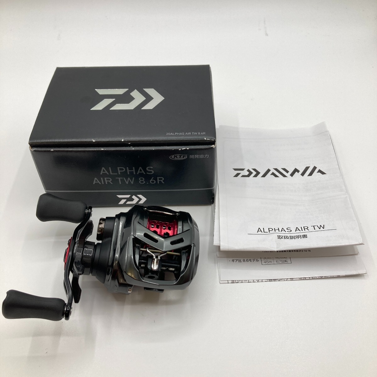 【やや傷や汚れあり】 DAIWA ダイワ 20 ALPHAS アルファス AIR TW 8.6R 00631510 右ハンドル やや傷や汚れありの落札情報詳細 - ヤフオク落札価格検索 オークフリー