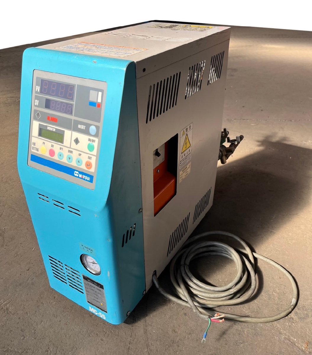 【やや傷や汚れあり】通電のみ確認 MATSUI MCH-55-J 金型 温度調節機 三相200V 50Hz 2012年製 温調機 松井製作所 ...