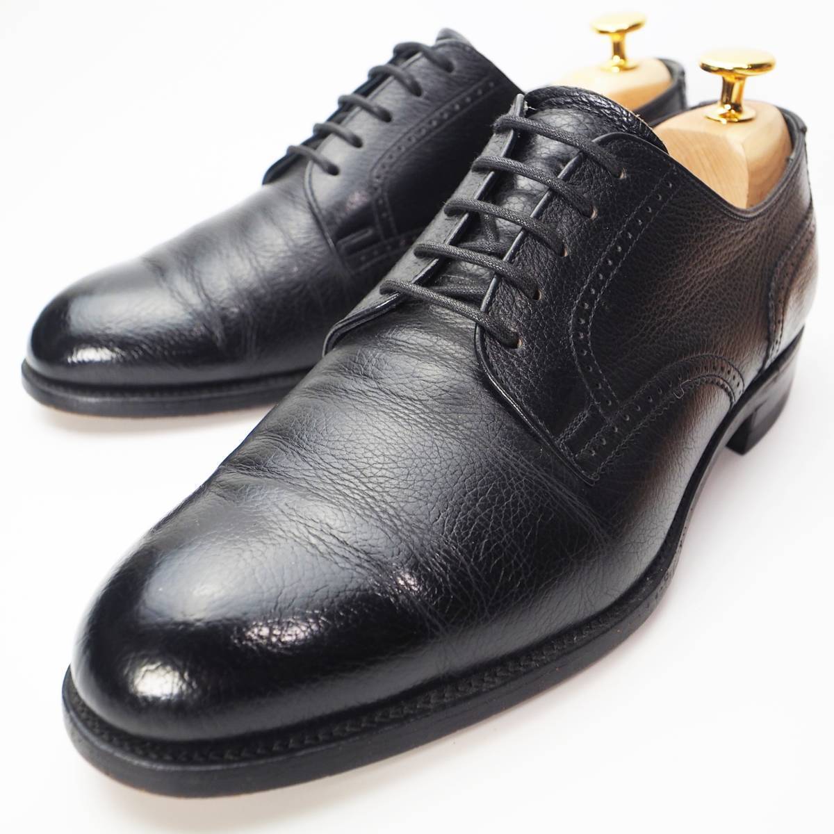 【目立った傷や汚れなし】スコッチグレイン SCOTCH GRAIN ドレスシューズ 革靴 プレーントゥ レザーシューズ 黒 ブラック 紳士靴 ビジネス フォーマル 25.0cmの落札情報詳細 ...