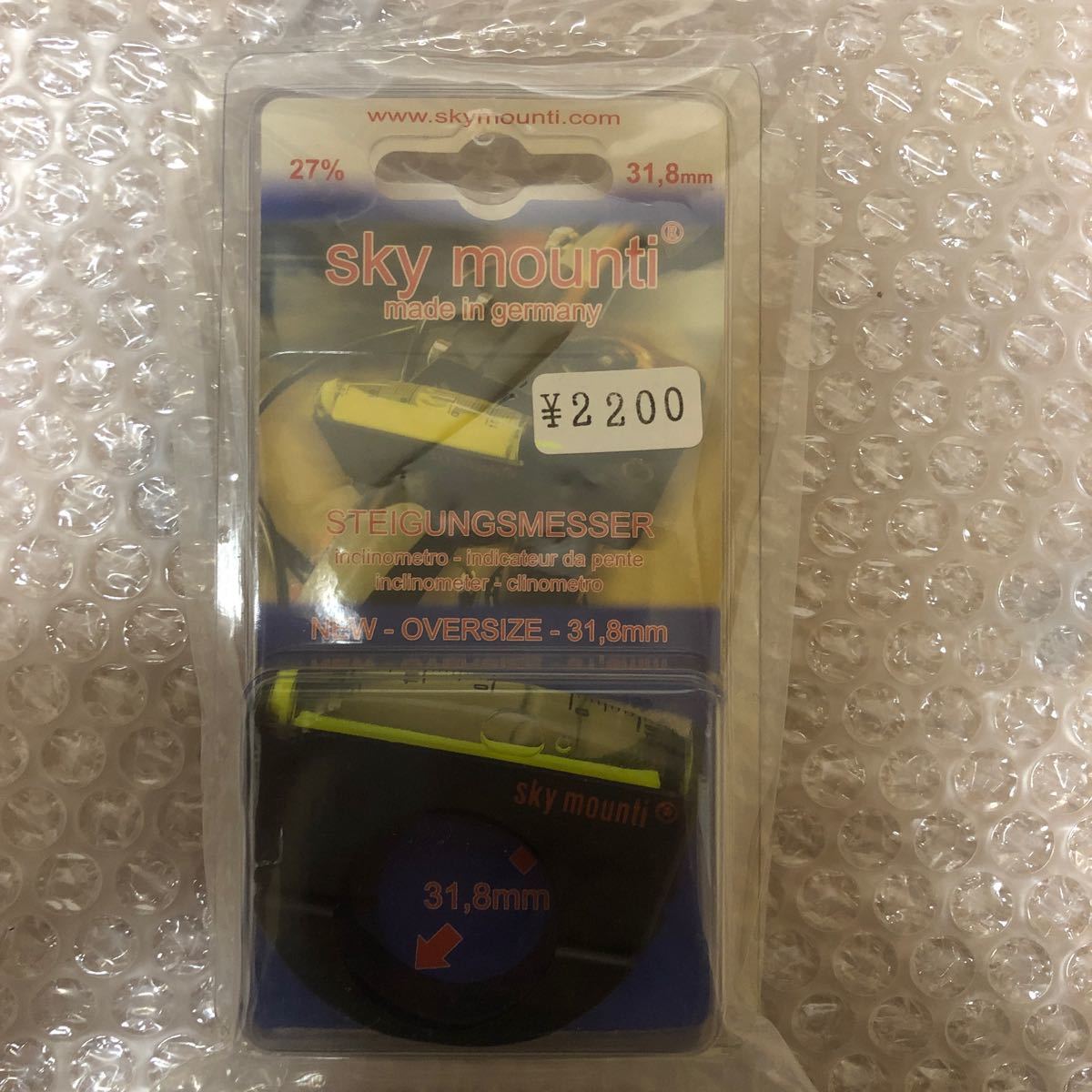 【未使用】【303未使用未開封】 シリカ SILCA sky mounti 勾配計 バンド径31.8mm 電池不要 ロードバイク用の落札情報 ...