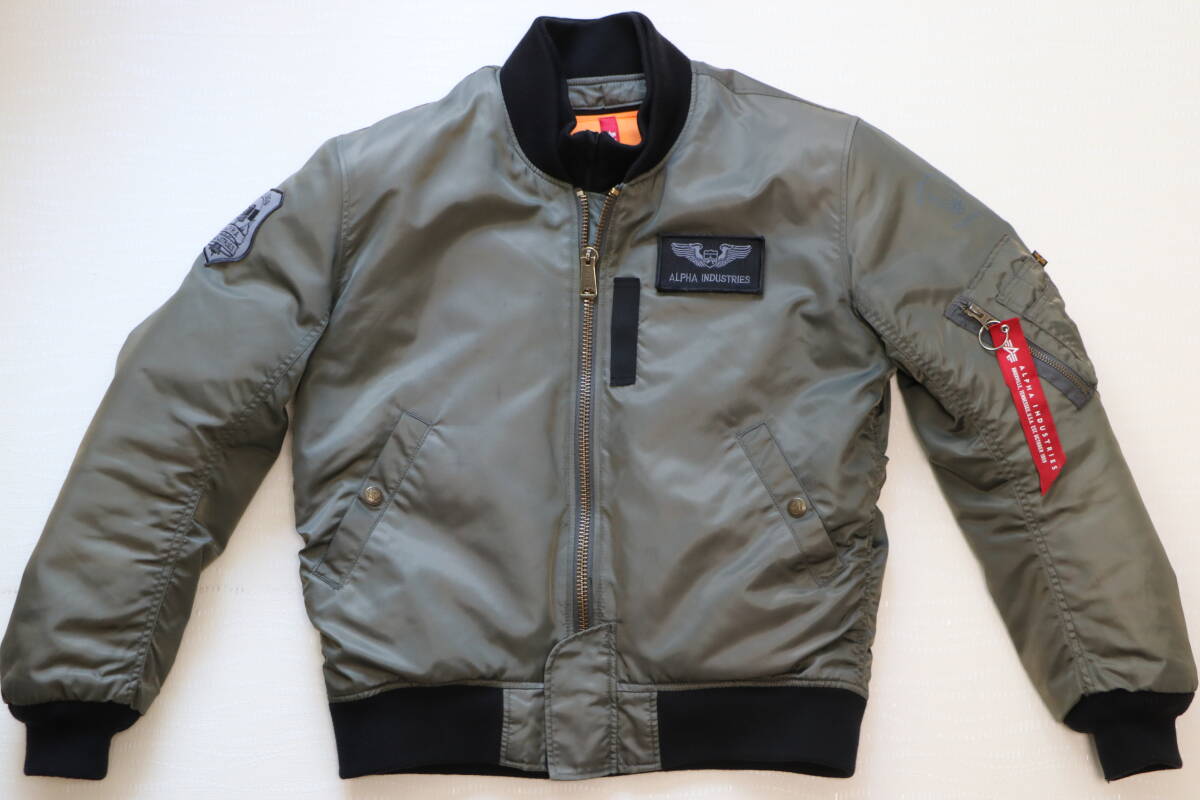 【やや傷や汚れあり】ALPHA MA-1 ウインタージャケット SIZE:M 中古 防風 防寒 着脱プロテクター アルファ ライダースジャケット alva-1811wの落札情報詳細 ...
