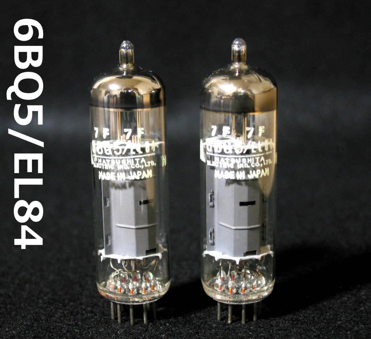 【未使用に近い】【白箱付】松下 6BQ5／EL84／電力増幅用高gm5極管 真空管／2本セット（同一ロット）① 元気度チェック＆試聴テスト実施 送料140円～の落札情報詳細 - ヤフオク落札 ...