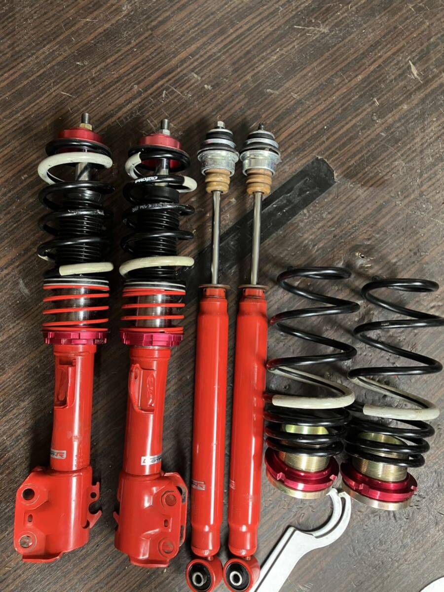 【やや傷や汚れあり】タナベsustec Pro車高調 アクア Nhp10 ラクティス Ncp120 スペイド ポルテ Nsp140 Ist