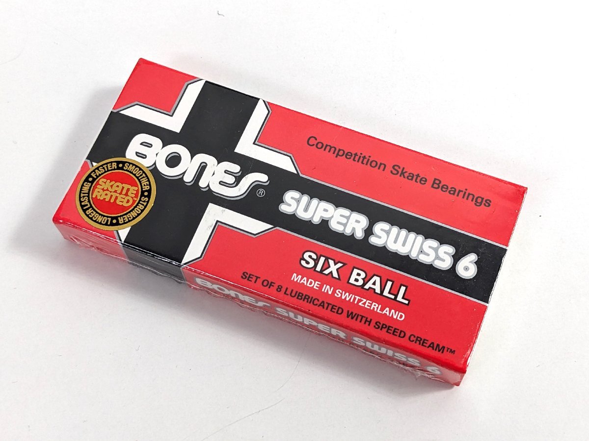【未使用】未開封 BONESBEARING ボーンズ ベアリング SUPER SWISS 6BALL ベアリングセット《U8573の落札情報 ...