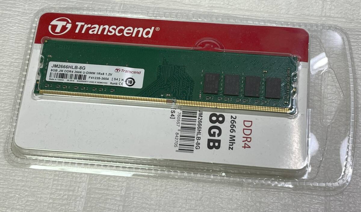 【目立った傷や汚れなし】【中古】メモリ Transcend JM2666HLB-8G DDR4-2666 PC4-21300 8GB1枚 トランセンドの落札情報詳細 - ヤフオク落札価格検索 ...