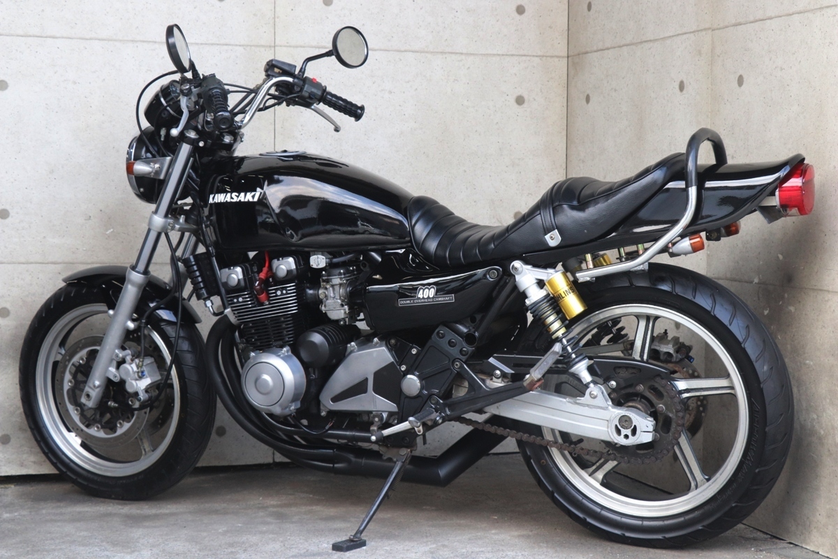 【目立った傷や汚れなし】横浜～ Kawasaki ゼファー400 C3 旧車 Z2ブラック爆発仕様 綺麗 好調の落札情報詳細 - Yahoo!オークション落札価格検索 オークフリー