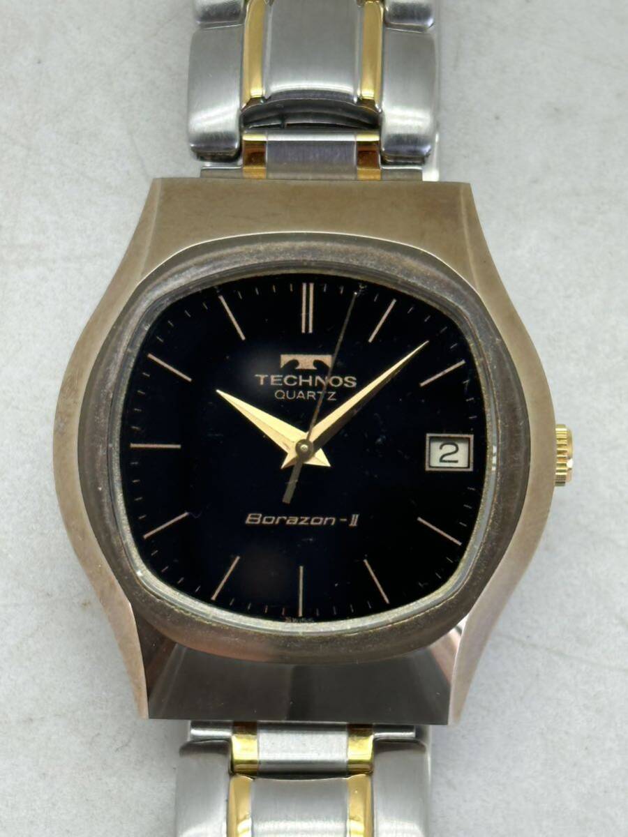 【やや傷や汚れあり】TECHNOS テクノス Borazon-Ⅱ WORLD -WIDE クォーツ 腕時計 電池切れの落札情報詳細 - Yahoo!オークション落札価格検索 オークフリー
