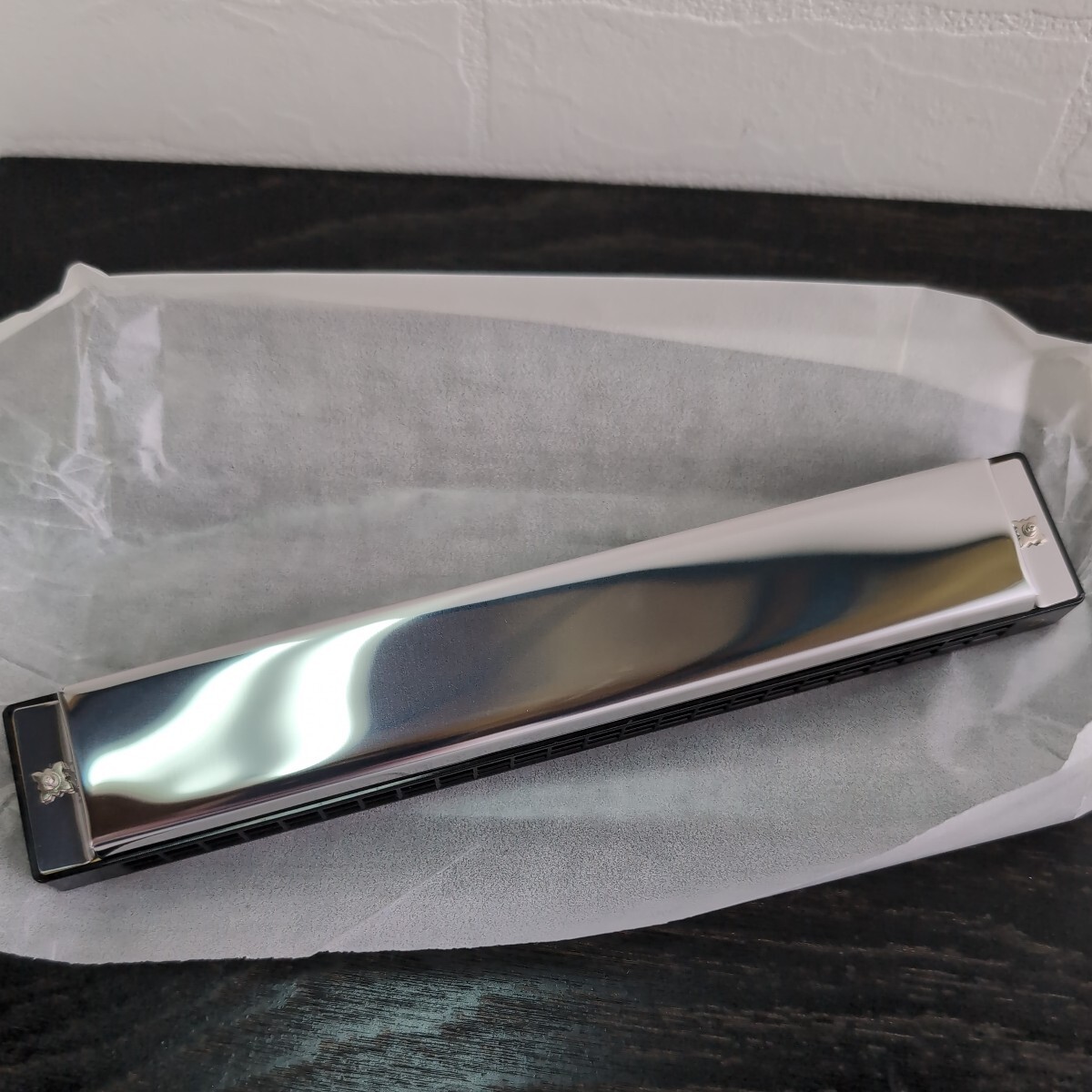 【未使用】未開封品 SWAN Performance Harmonica 24 ハーモニカ C調 複音 24穴 楽器 幅17.6 奥行2 ...