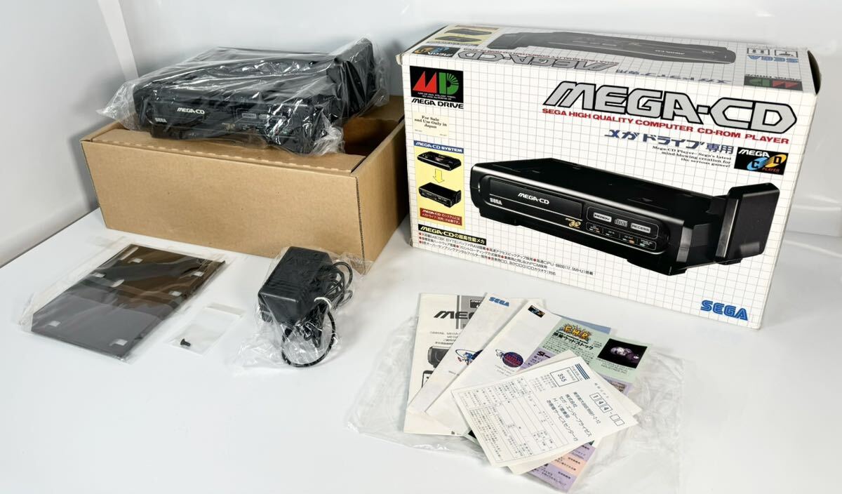 【目立った傷や汚れなし】《箱付き美品》SEGA メガCD本体 MEGA-CD メガCD レトロゲーム 付属品完備 セガ メガドライブ 1円スタート 動作未確認 ジャンクの落札情報詳細 ...