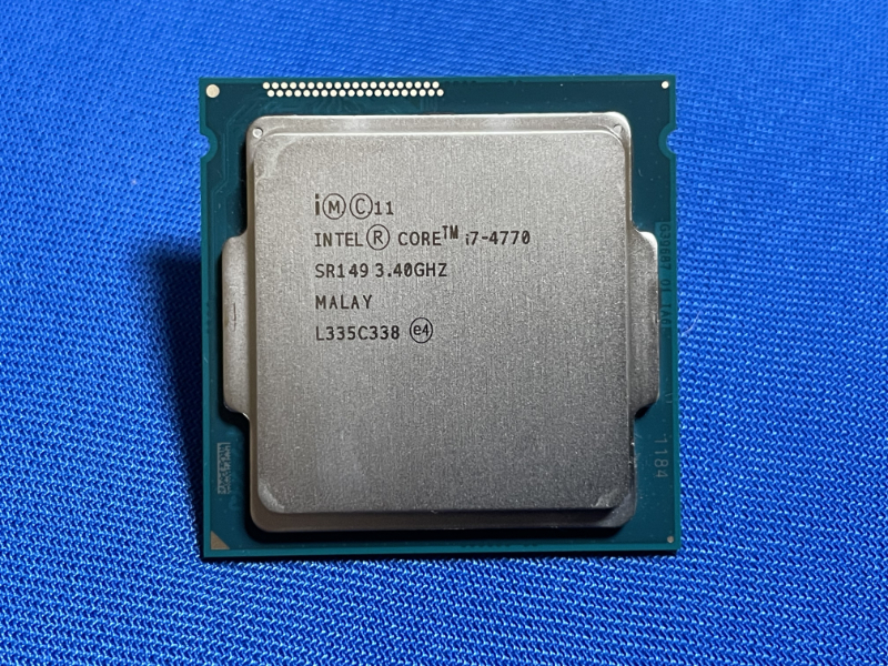 【目立った傷や汚れなし】intel Core i7 4770 3.40GHZの落札情報詳細 - ヤフオク落札価格検索 オークフリー