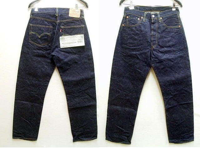 【未使用】 即決[W32]未使用品 LVC 501XX 55501 バレンシア工場 リジッド USA製 501-0003 ビンテージ復刻 アメリカ LEVI’S VINTAGE ...