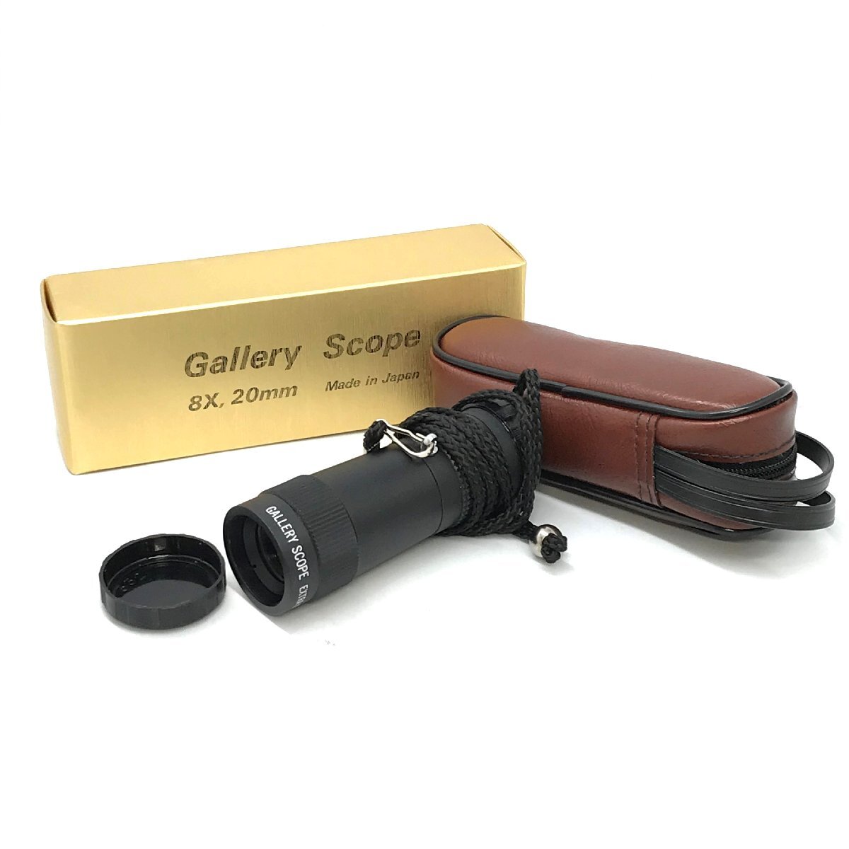 【目立った傷や汚れなし】gallery scope ギャラリー スコープ 単眼鏡 extra near focus 30cm 8×20mm field 6.8° 型番SD-70 専用ケース入り ...