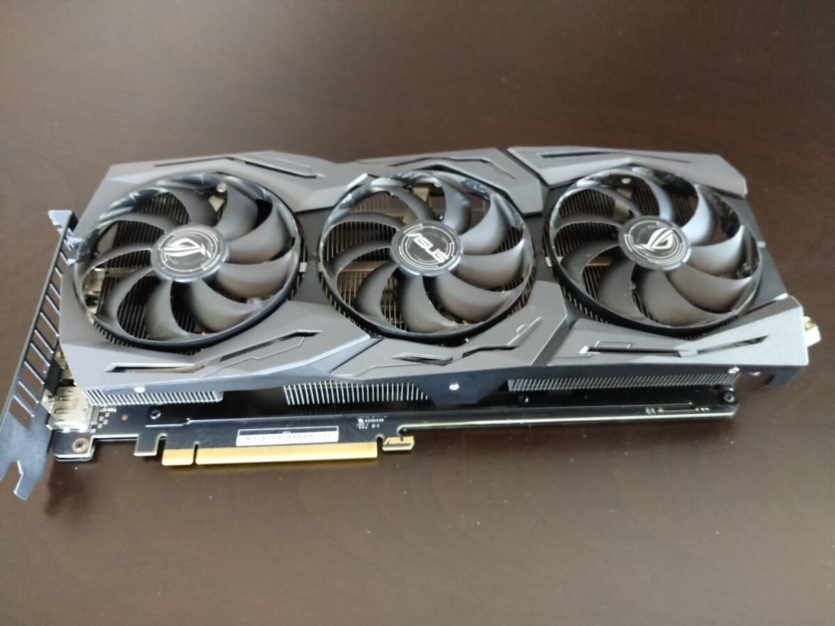 【目立った傷や汚れなし】ASUS NVIDIA GTX 1660TI 搭載 トリプルファンモデル 6GB ROG-STRIX ...