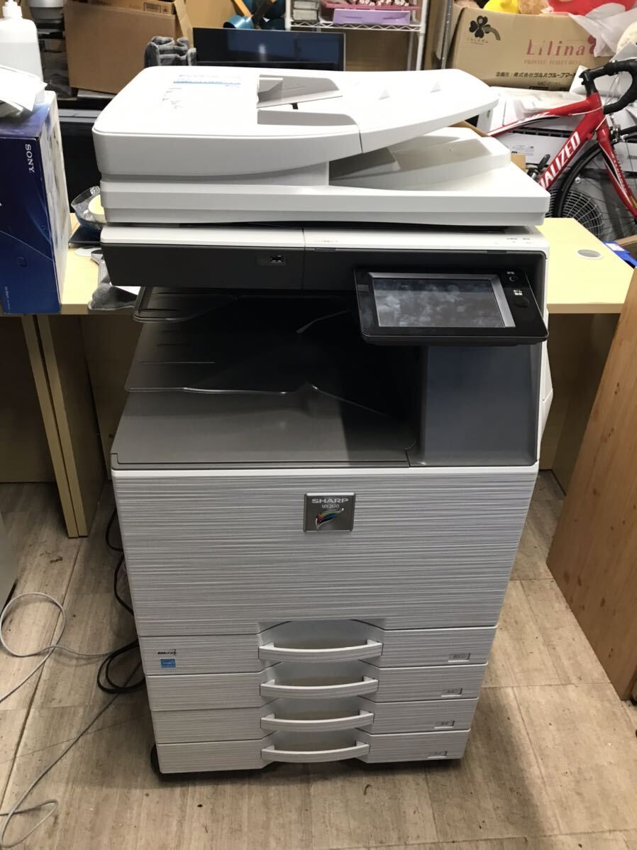 【目立った傷や汚れなし】★SHARP シャープ デジタルフルカラー複合機 MX-2630 総印刷枚数41,361枚 動作確認済み 直接引き取り ...