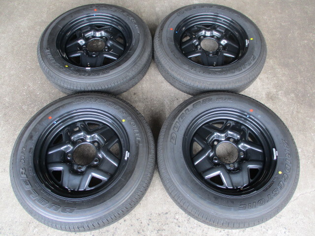 【目立った傷や汚れなし】M876 スズキ/ジムニー純正スチールホイール+175/80R16 4本セットの落札情報詳細 - Yahoo ...