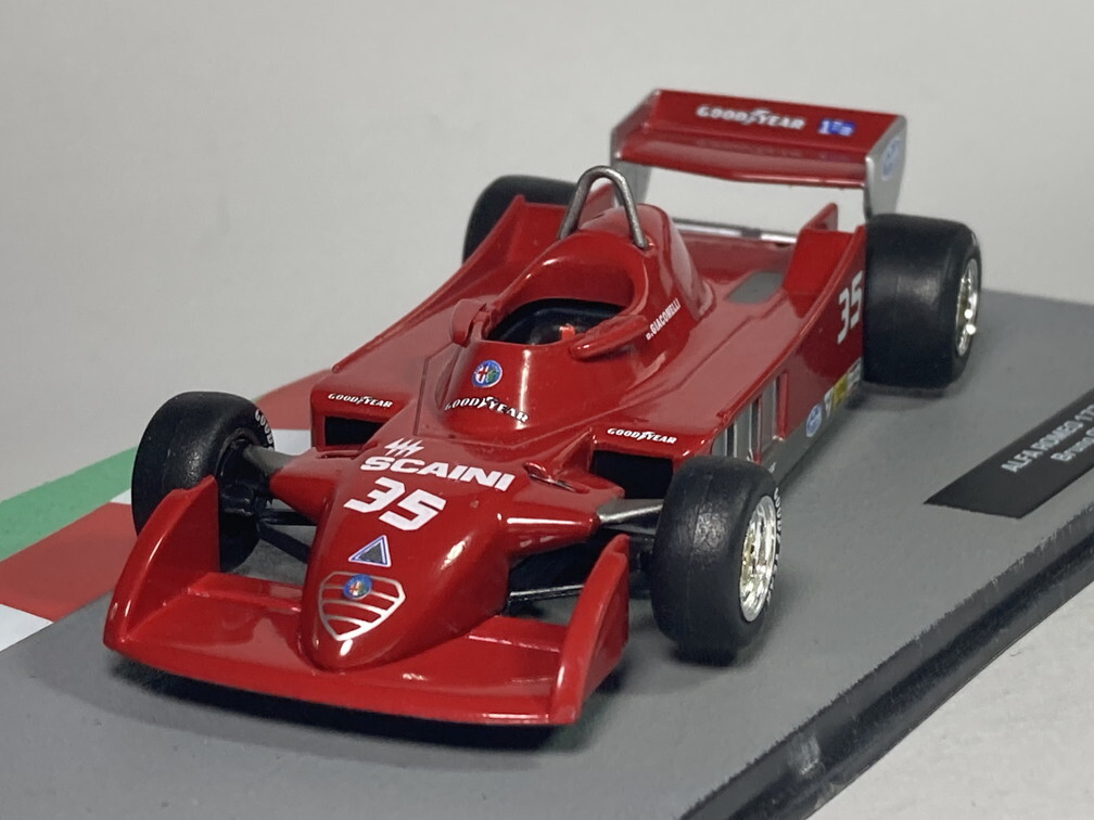 【やや傷や汚れあり】アルファロメオ Alfa Romeo 177 1979 Bruno Giacomelli 1/43 - ディアゴスティーニ Deagostini F1マシンコレクションの ...